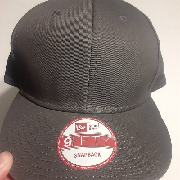 New Era | Accessories | New Era 9fifty Grey Blank Snapback Hat Osfa ...
